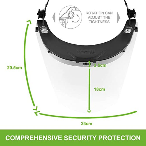 GREEN DEVIL Replacement Polycarbonate Face Shield Protective Full Clea