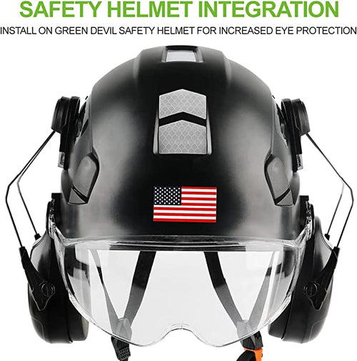 GREEN DEVIL High Quality Hard Hat Clear Visor Replacement